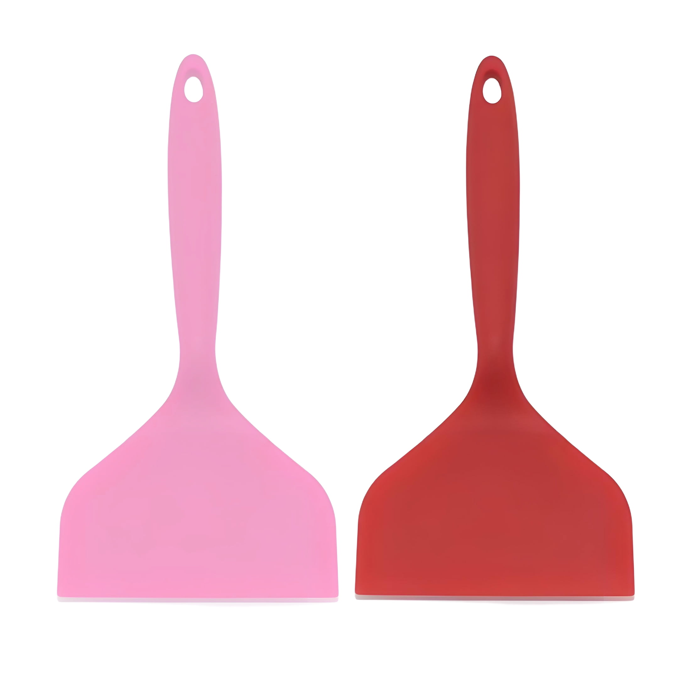 ACDANC 2Pcs Fish Spatula,Easy Pan Stirring Spatulas Silicone Heat ...