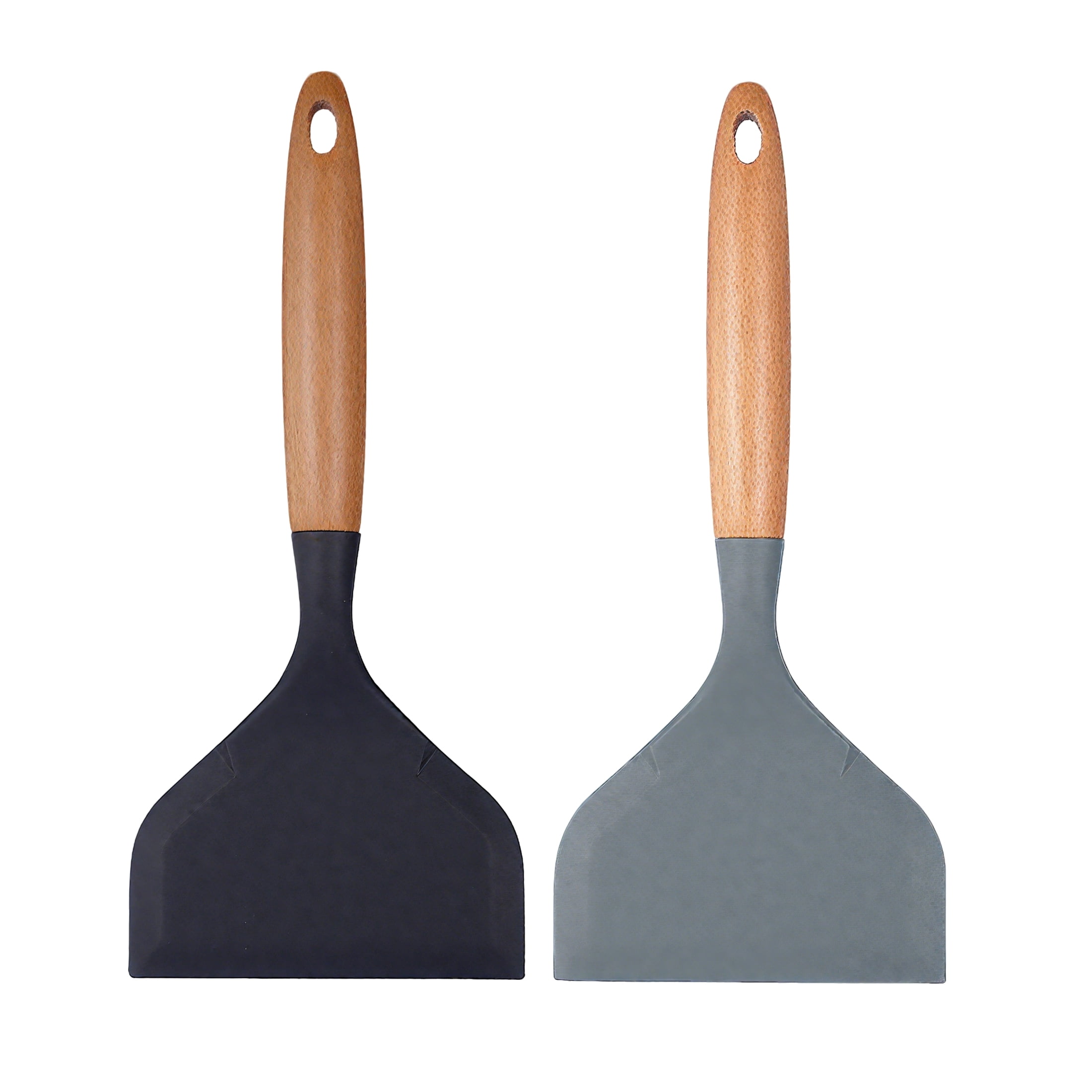 ACDANC 2Pcs Fish Spatula,Flexible Heat Resistant Edge Silicone Spatulas ...