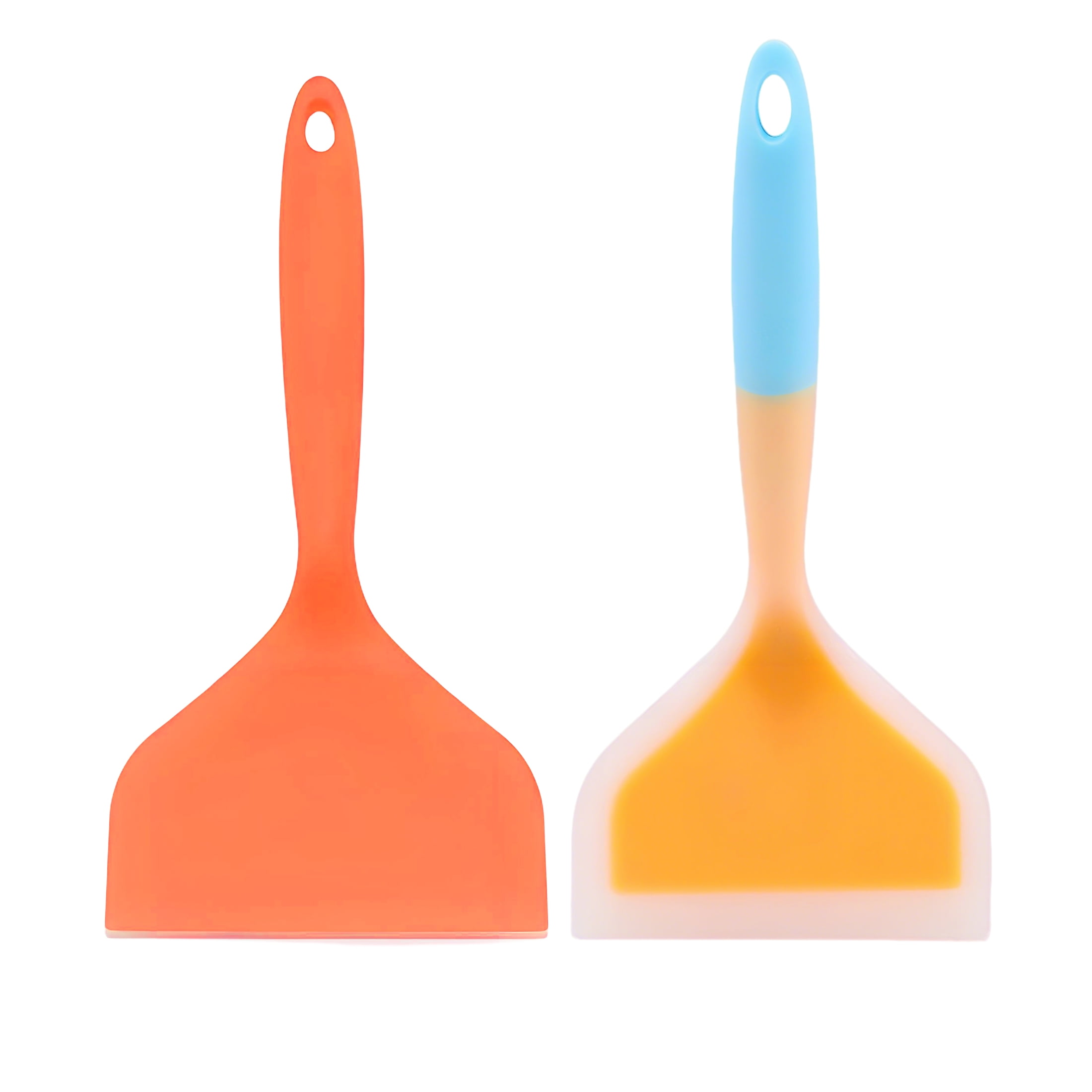 ACDANC 2Pcs Fish Spatula,One-Piece Silicone Design Kitchen Spatula,Easy ...