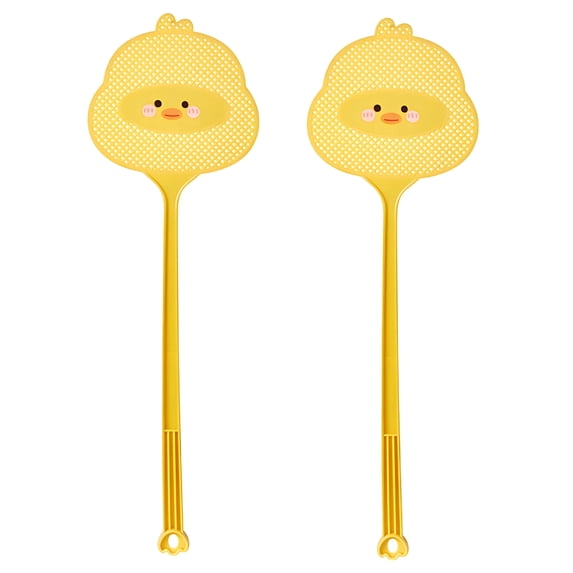 ACDANC 2Pcs Fly Swatter,Suitable for Kitchens,Cute Yellow Duck Design ...