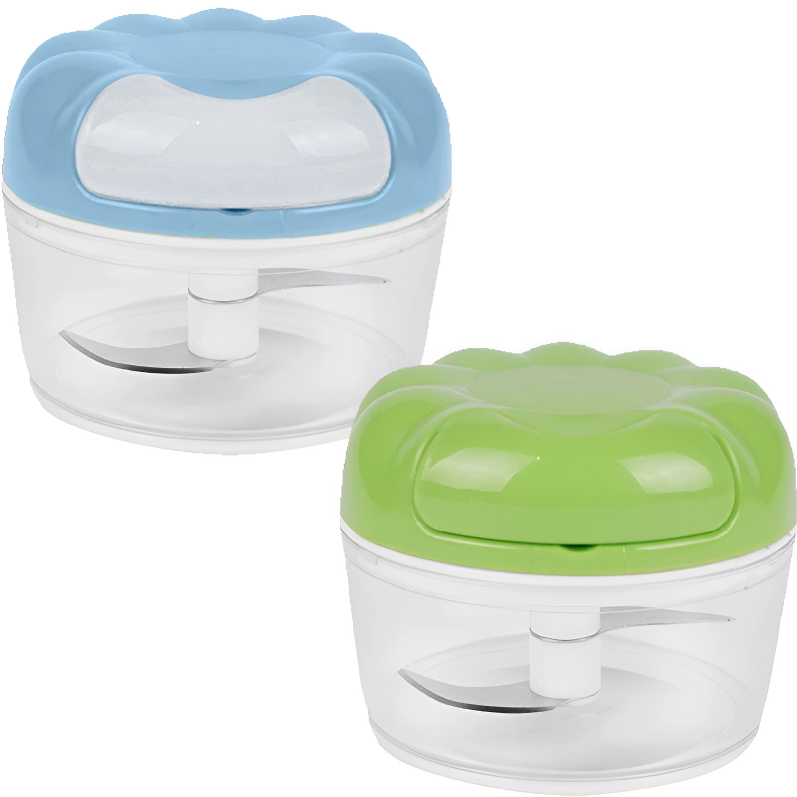 ACDANC 2Pcs Food Chopper,Cuts All Types Chopper Vegetable Cutter,One ...