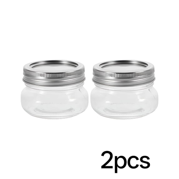 ACDANC 2Pcs Glass Jars Sealed Jam Jars Airtight Mason Jars Empty Small ...