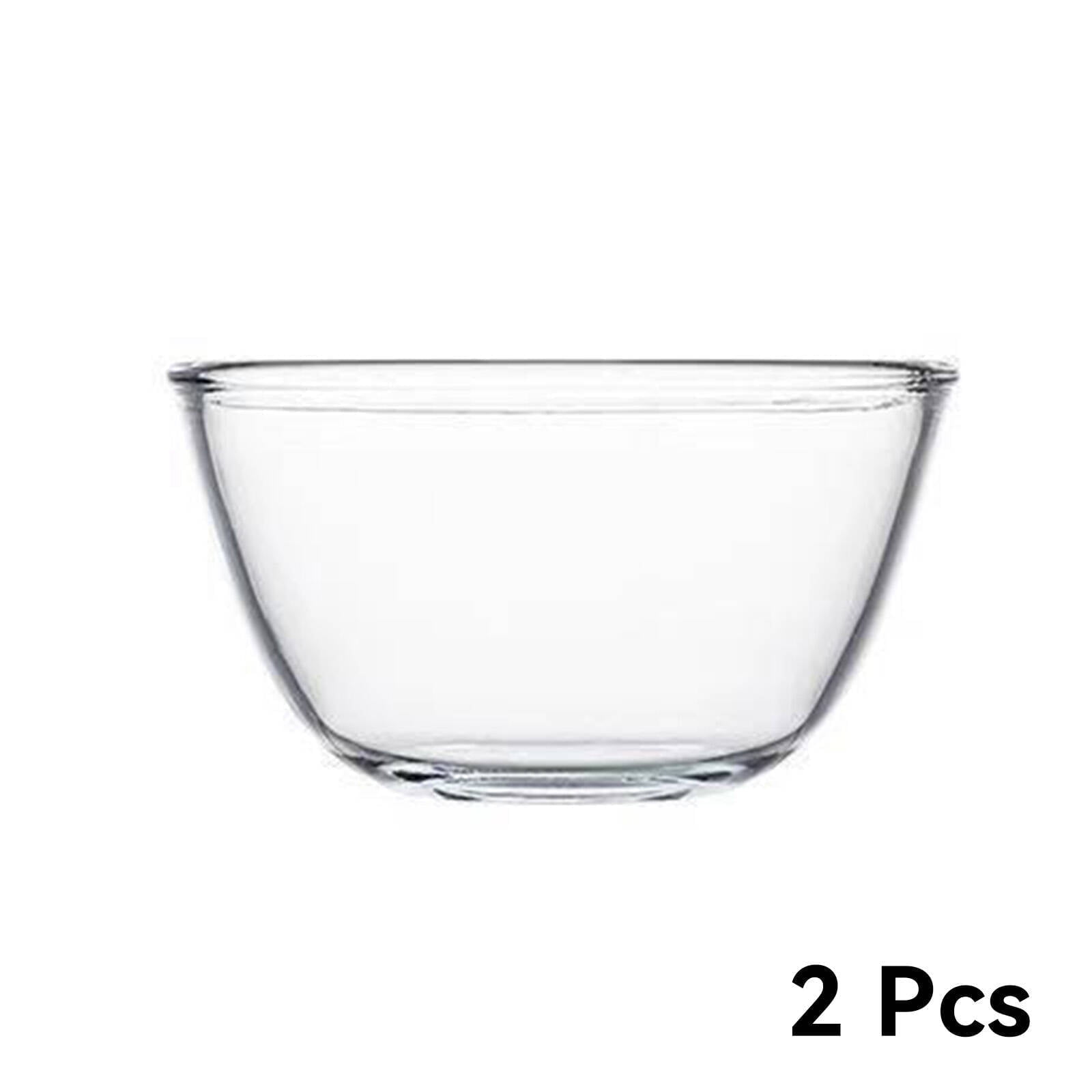 ACDANC Clear Glass Mixing Bowls Set of 2 - 500ml Capacity - Walmart.com