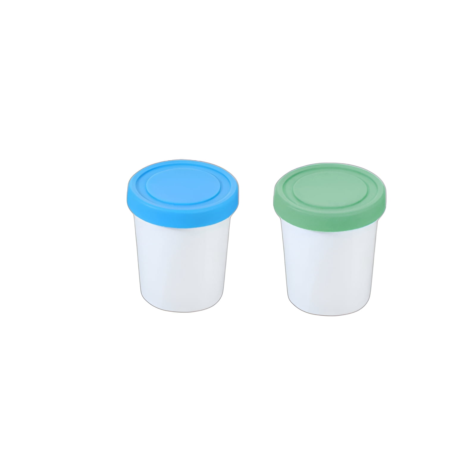 ACDANC 2Pcs Ice Cream Containers,Ice Cream Cup Quart Containers with ...