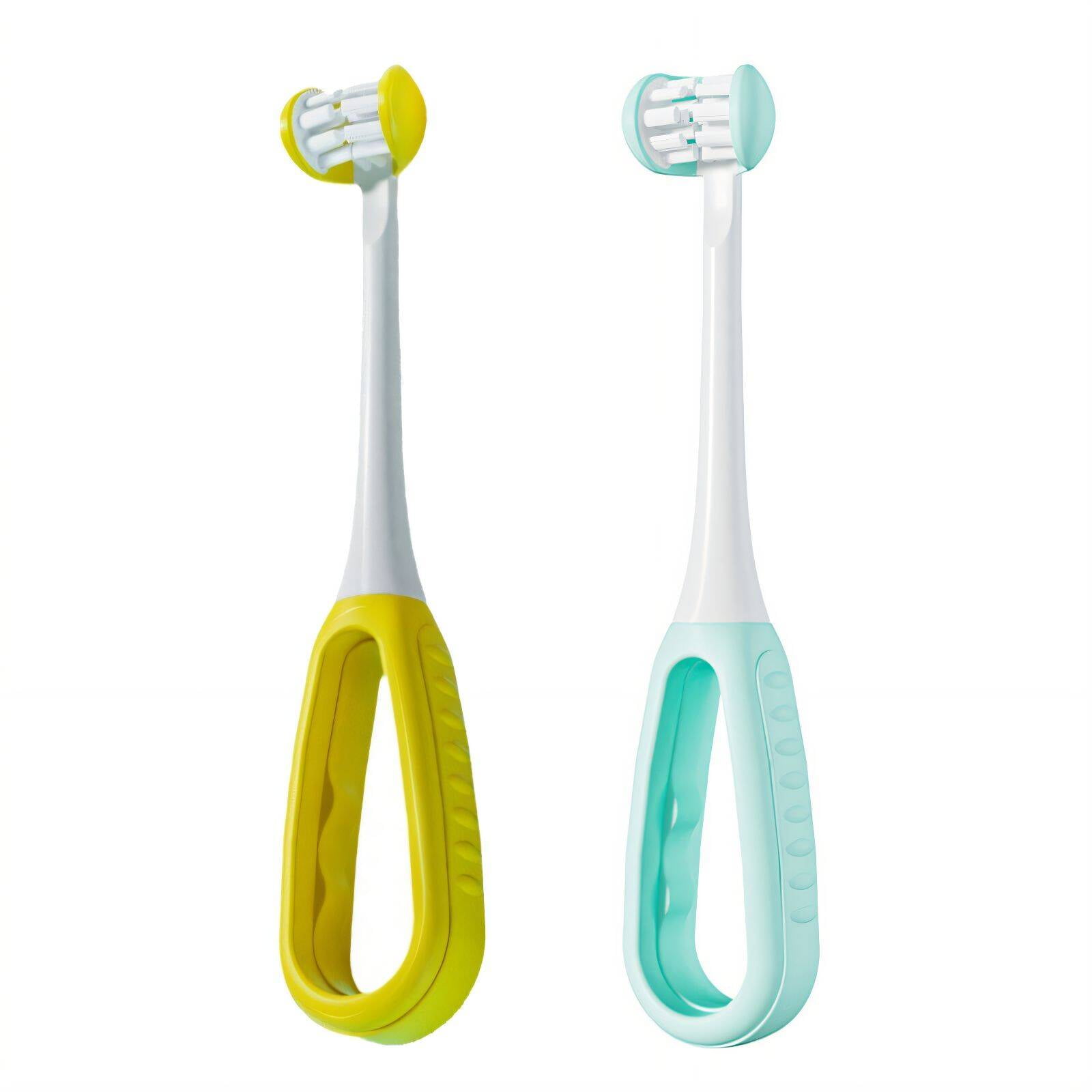 ACDANC 2Pcs Kid Toothbrush,Dupont Bristles Kid Toothbrush,Food Grade ...