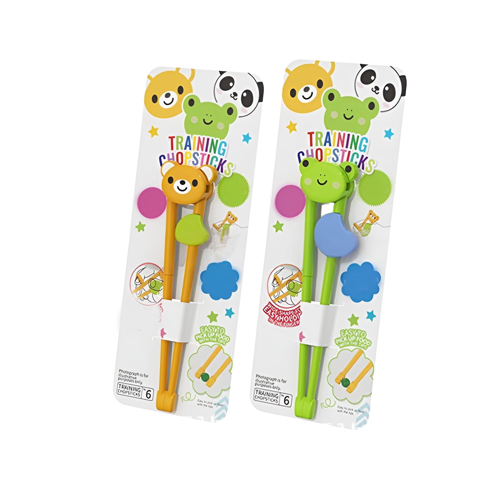 ACDANC 2Pairs Chopsticks for Kids,Chopstick Helper,Abs Kids Chopsticks ...