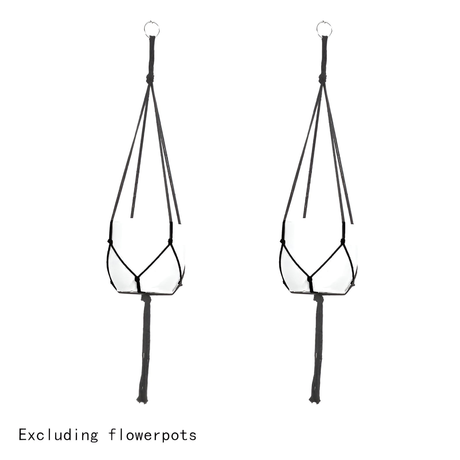ACDANC 2Pcs Plant Hanger Indoor,Multifunctional Flower Pot Net Plant ...