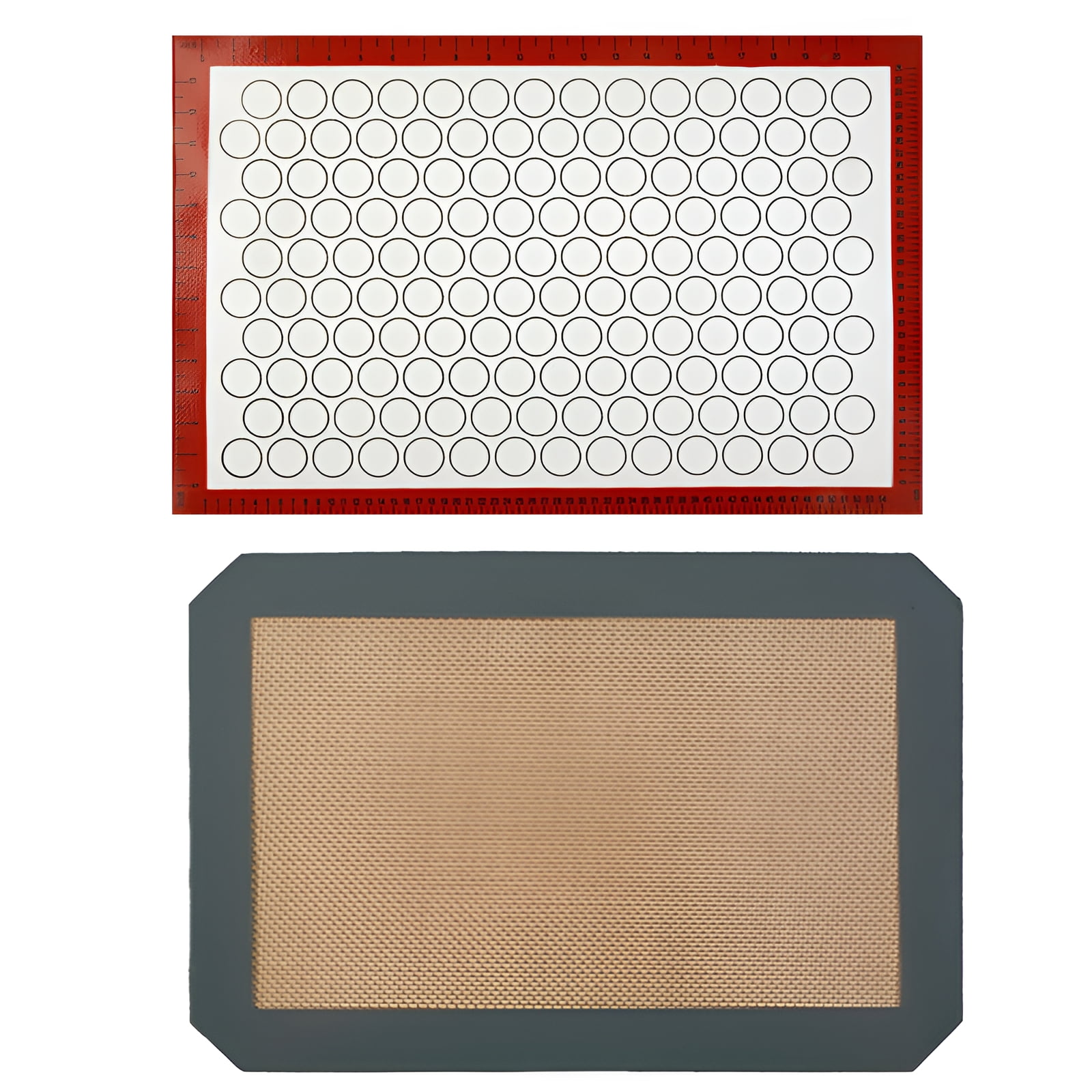 ACDANC 2Pcs Silicone Baking Mat,Physical Anti-Overflow Design Silpat ...