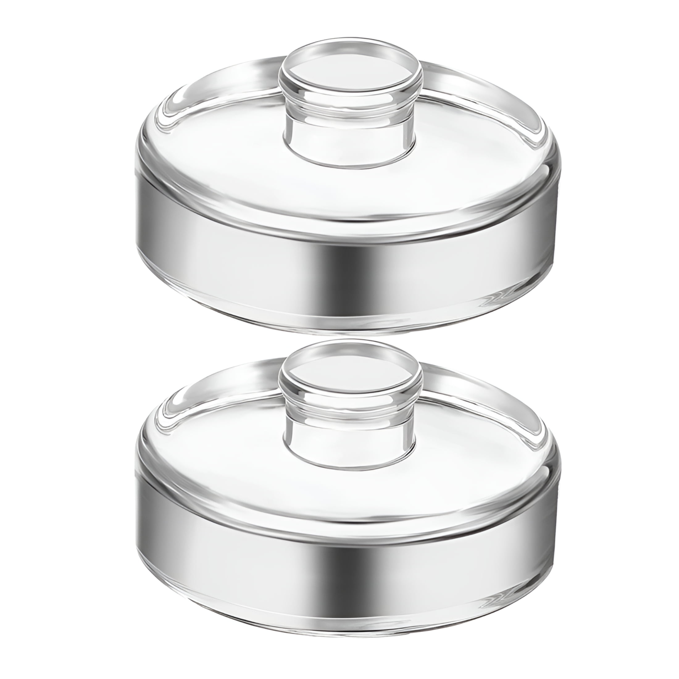 ACDANC 2Pcs Transparent Glass Fermenting Weights for Kitchen Use ...