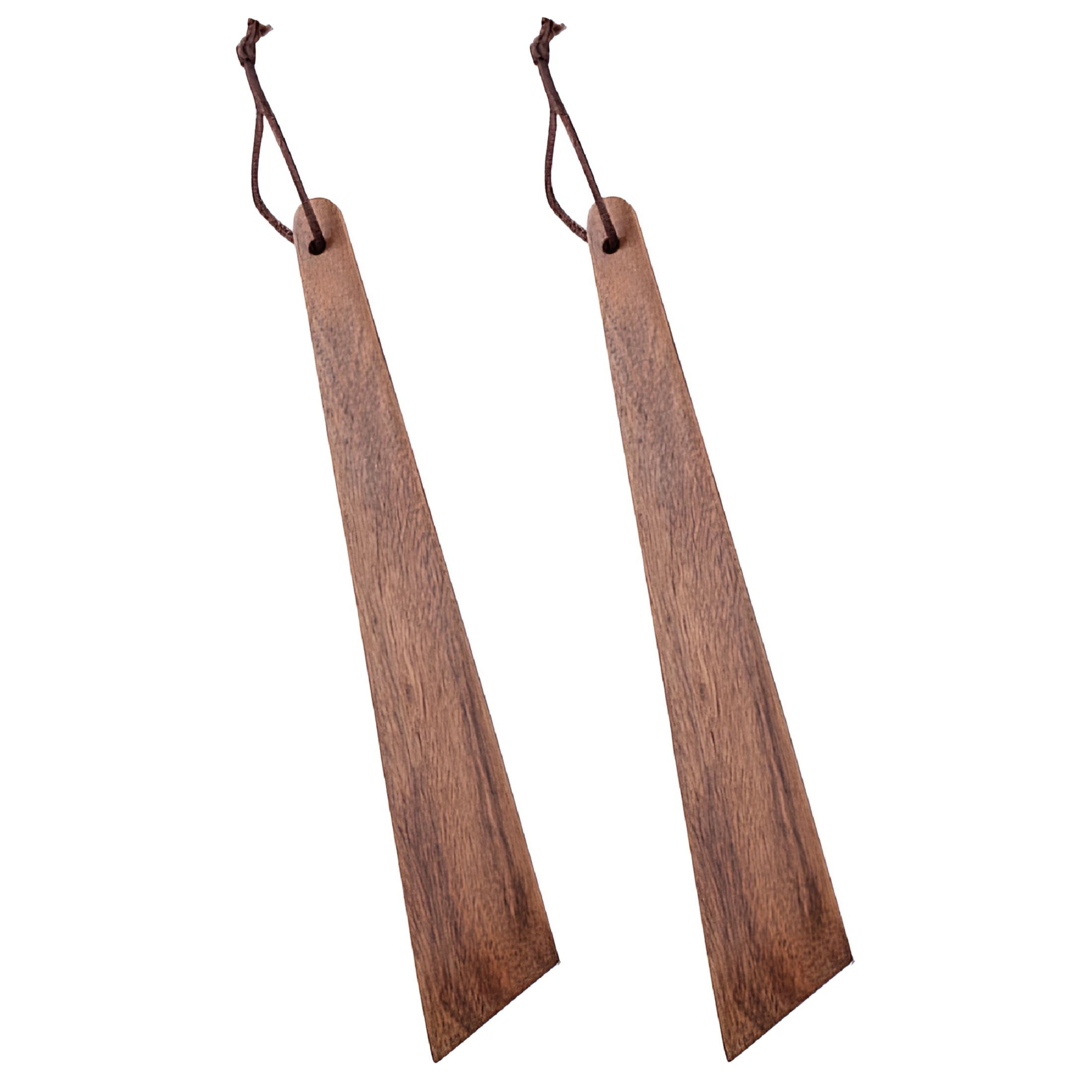 ACDANC 2Pcs Wooden Spatula Kitchen Spatula Flat Wooden Spatula Wood ...