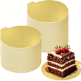 ACDANC 3.15 Inch 100 Pack Mini Round Golden Cake Boards Bases - Walmart.com