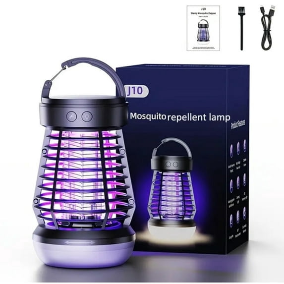 ACDANC 3-In-1 Mosquito Zapper and Camping Light - Portable Rechargeable ...