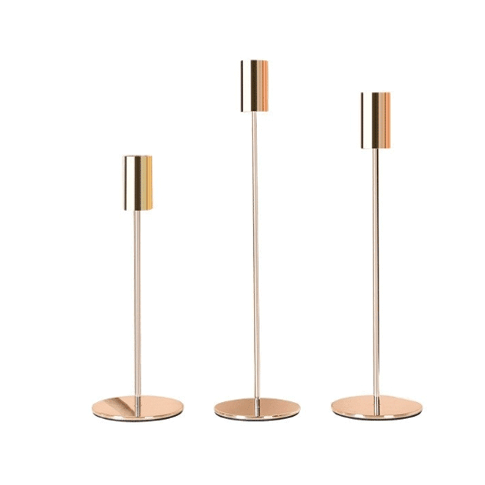 ACDANC 3 Pcs Candle Holder Iron Candle Holder Candlelight Display Stand ...