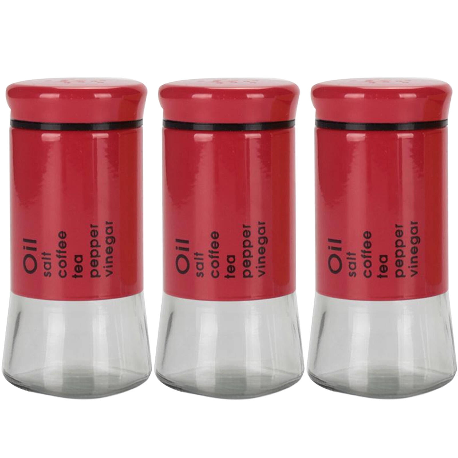 ACDANC 3 Pcs Salt and Pepper Shakers,Sturdy Base Salt Shaker,Non-Slip ...