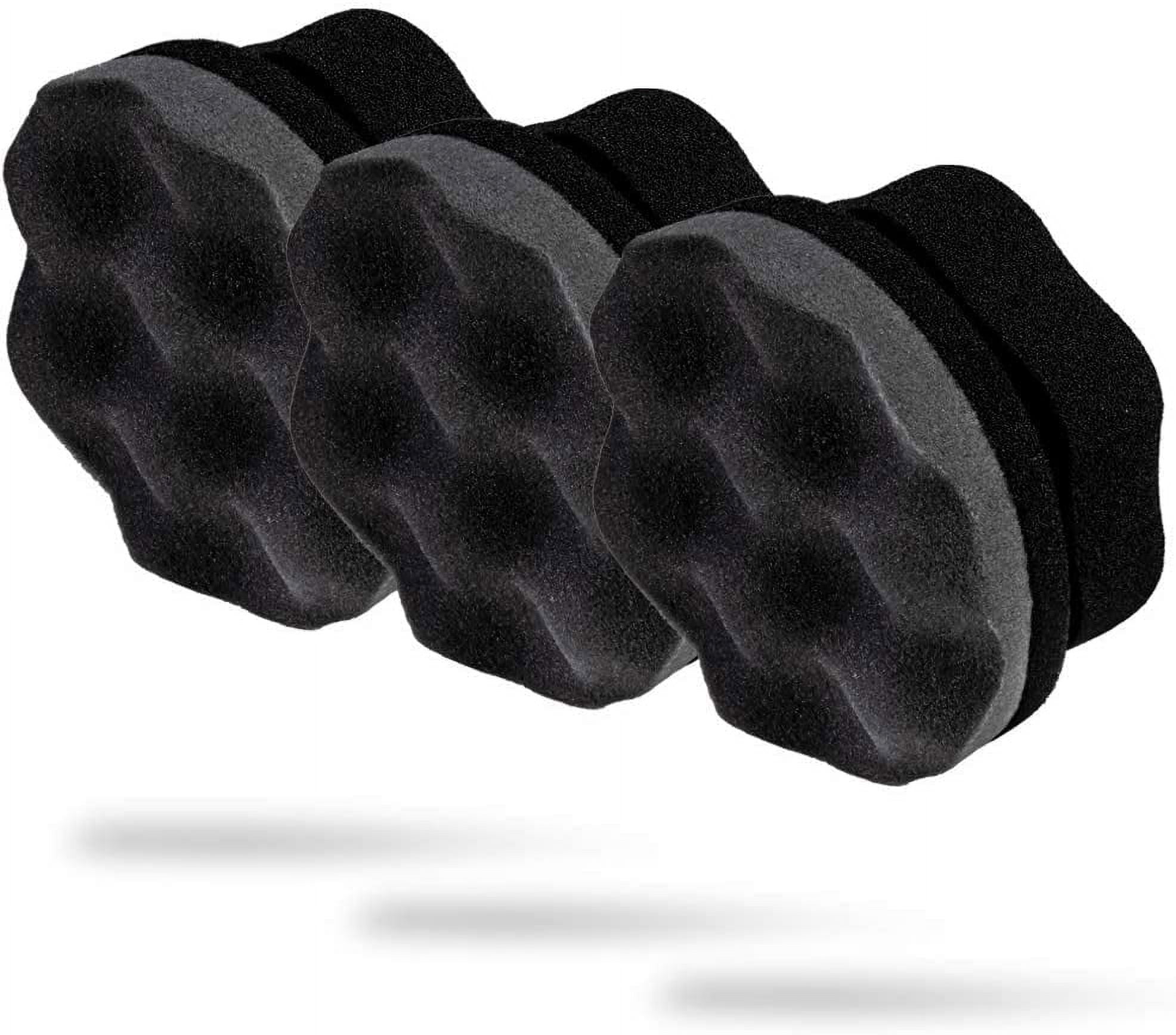ACDANC 3 Pcs Tire Shine Applicator,Soft Fine-Pored Sponge Ergonomic ...