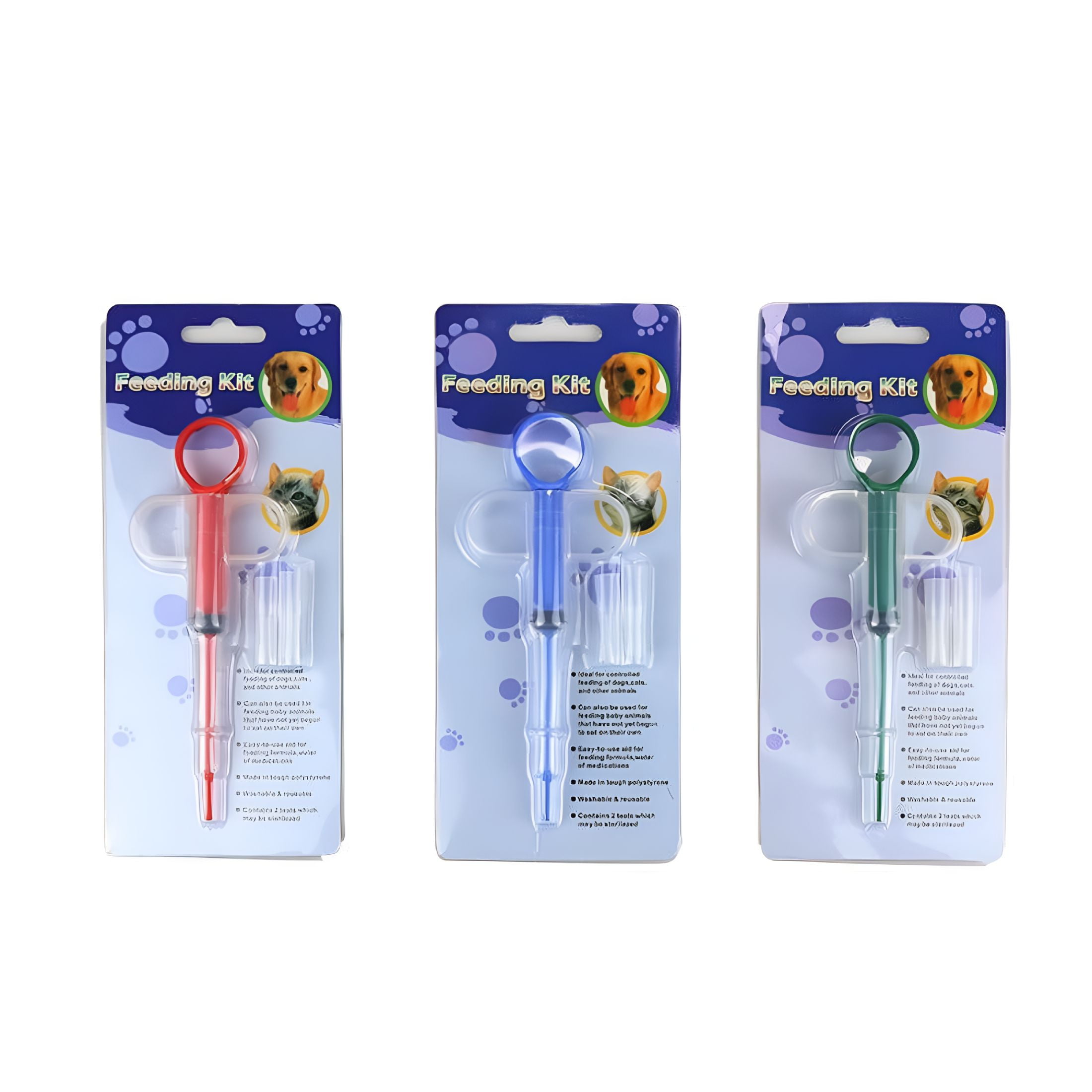 ACDANC 3 Pieces Pet Pill Plunger Popper for Small Cats Dogs Pill Gun ...