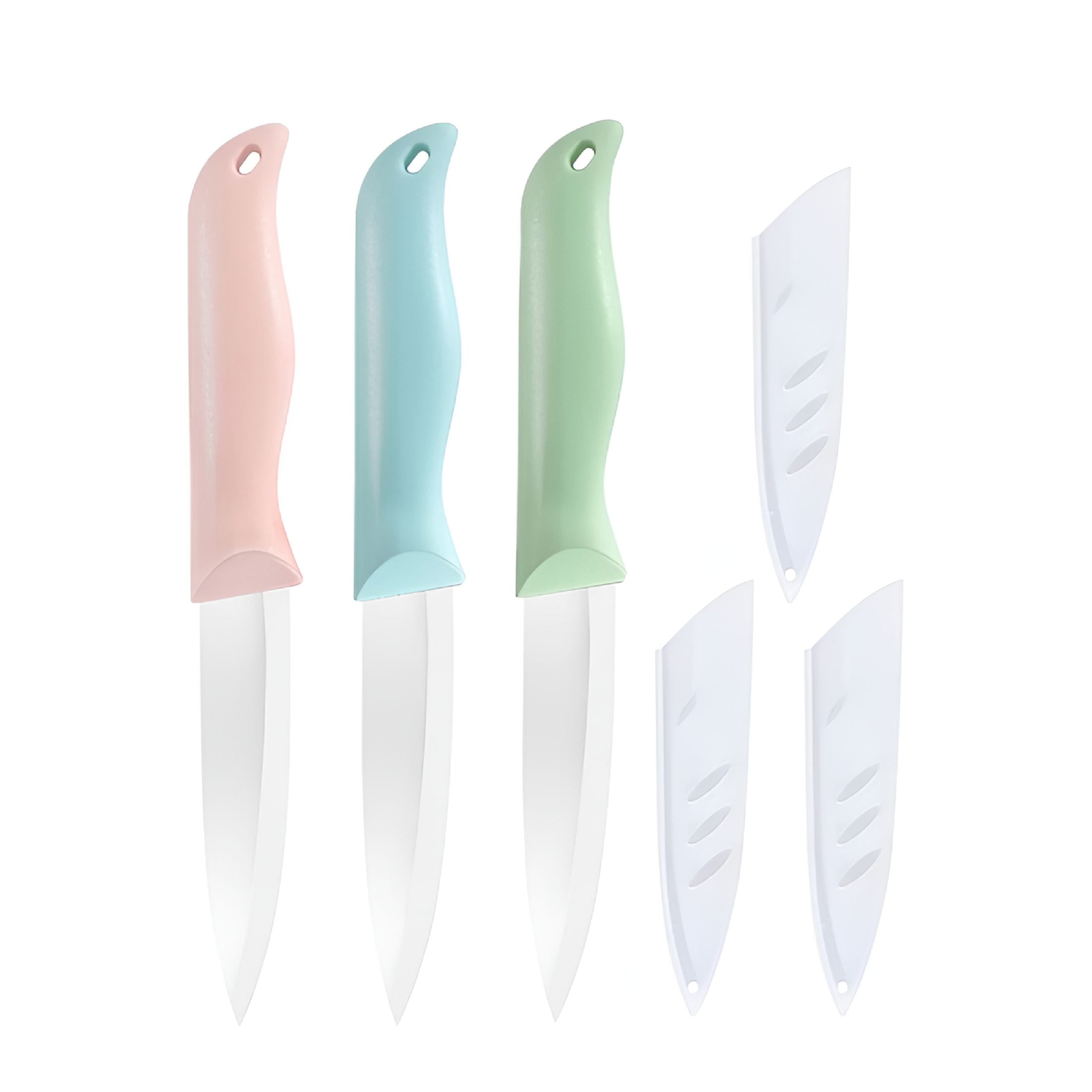 ACDANC 3 Sets Ceramic Fruit Knife Small Fruit Cutter Ceramic Fruit ...