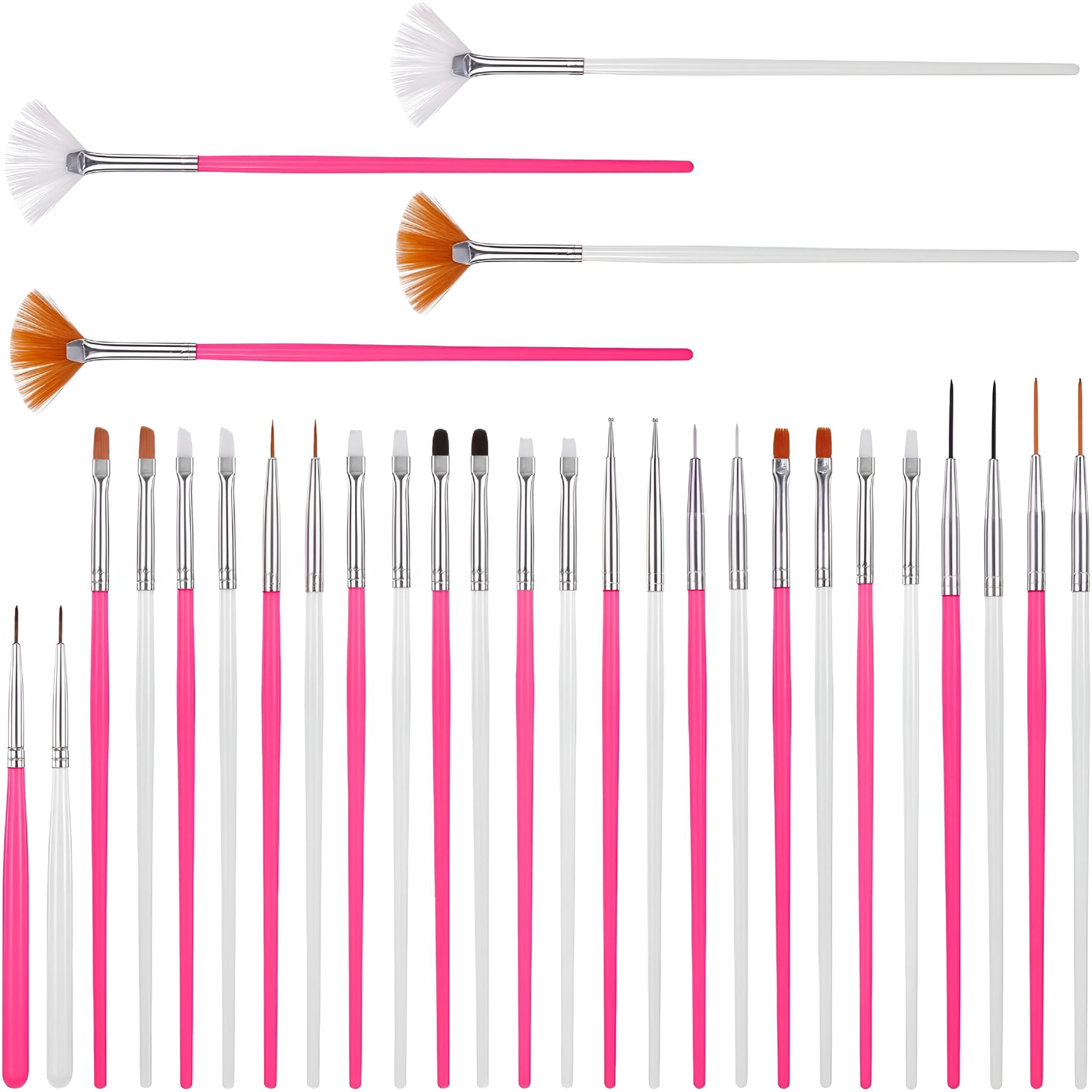 ACDANC 30 Pcs Cake Decorating Brushes,Cookie Paint Brushes,Food Safe ...