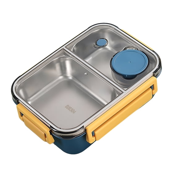 ACDANC 304 Stainless Steel Lunch Box with Compartments Portable Divided ...