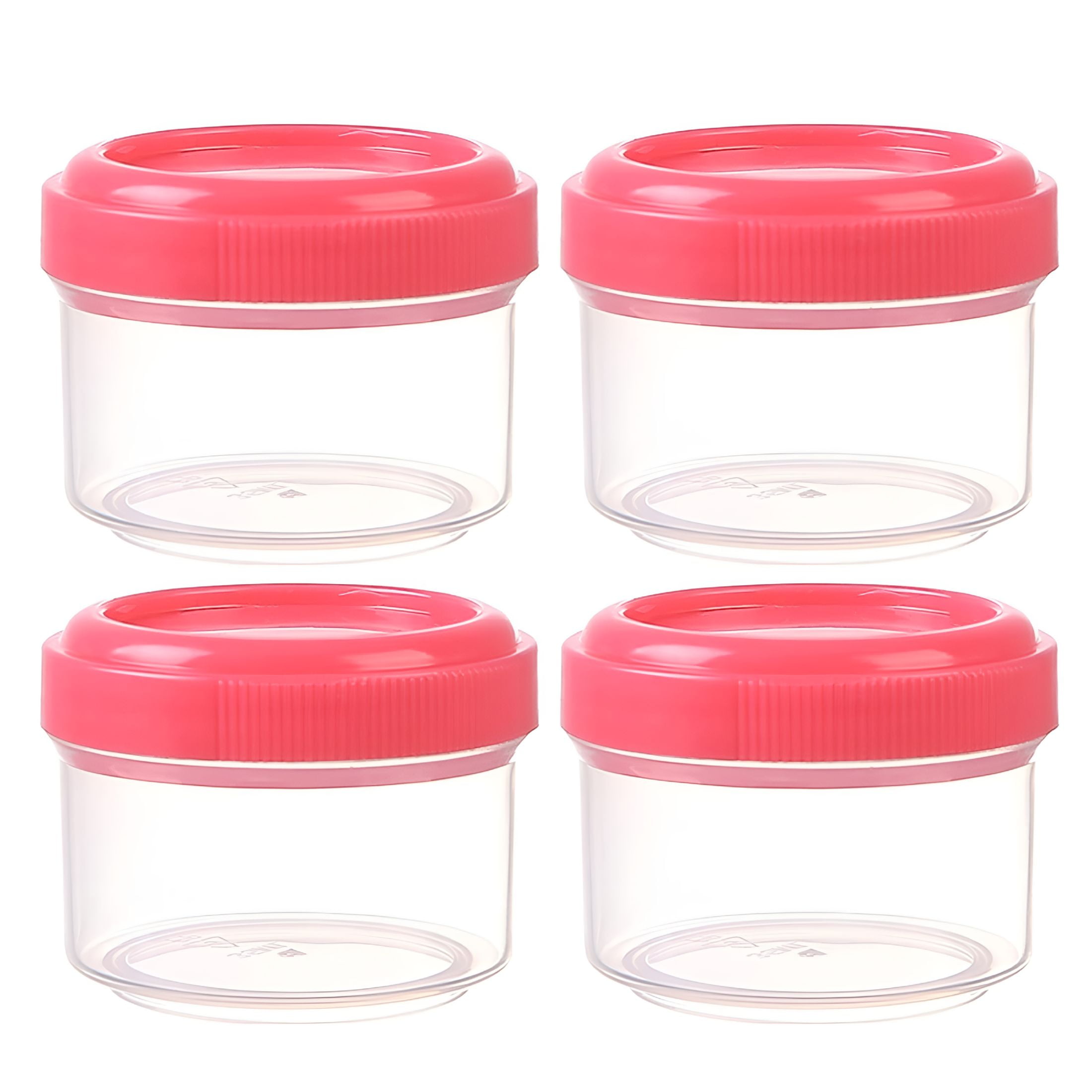 ACDANC 35 Ml Small Food Container with Lid,4-Piece Set,1 Cup Capacity ...