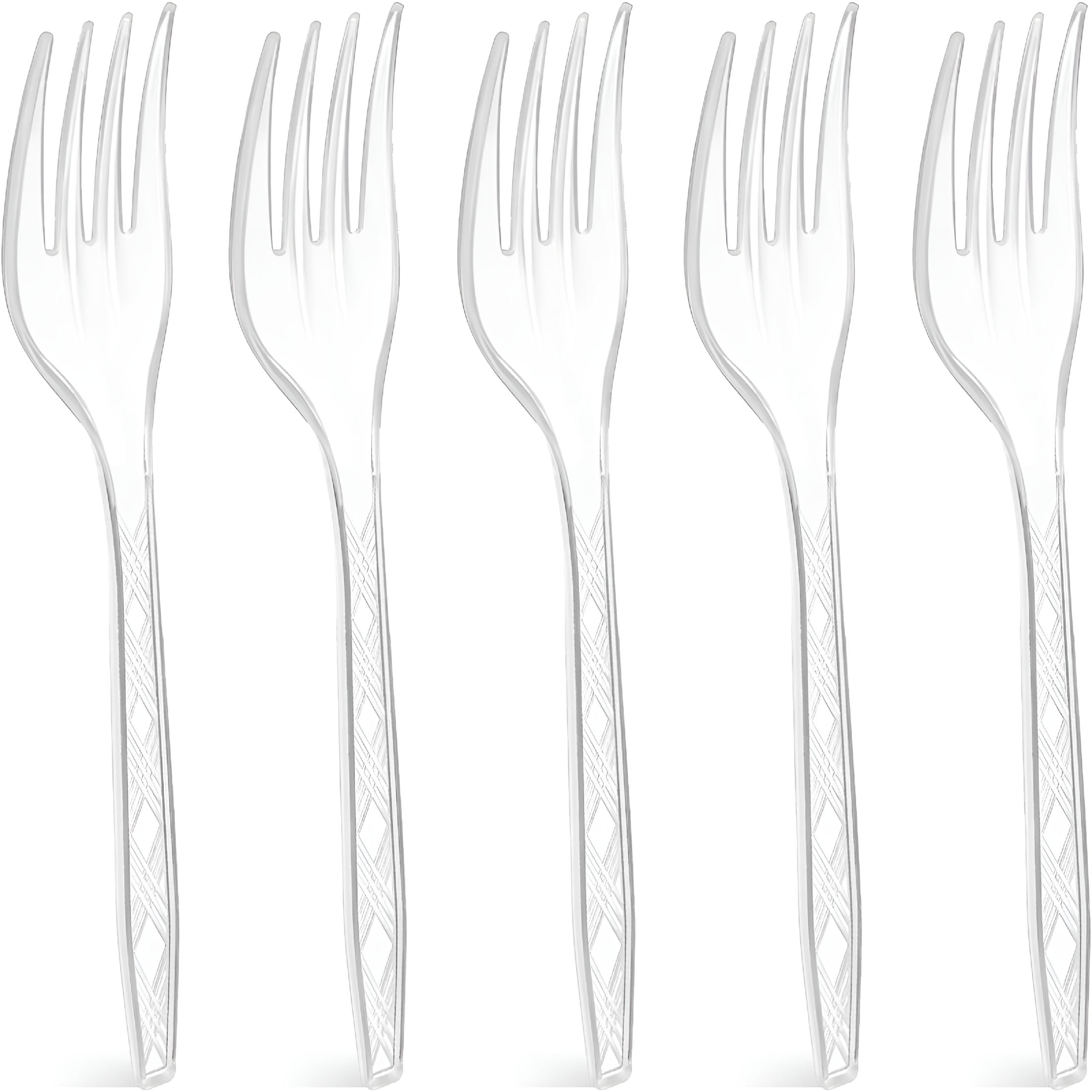 ACDANC 360PCS Plastic Forks Bulk,Heavy Duty Forks Plastic Cutlery Set ...