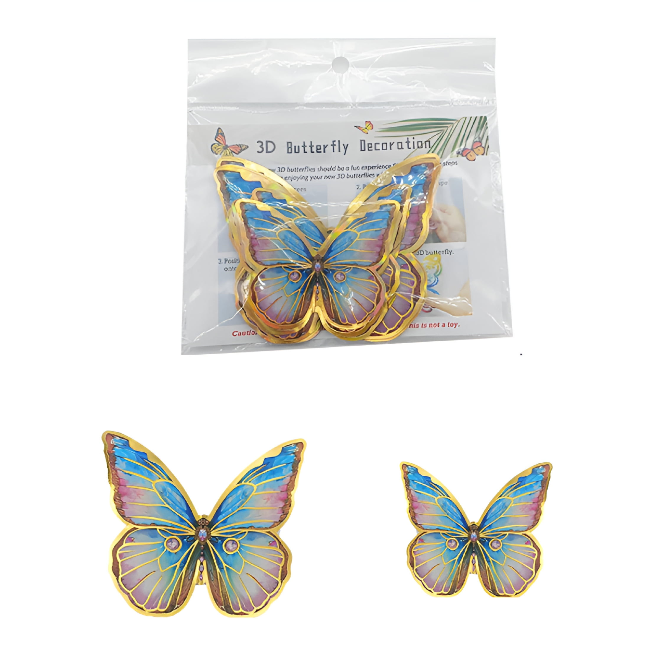 ACDANC 3D Butterfly Wall Decor 12 Pcs,Butterfly Decorations for ...