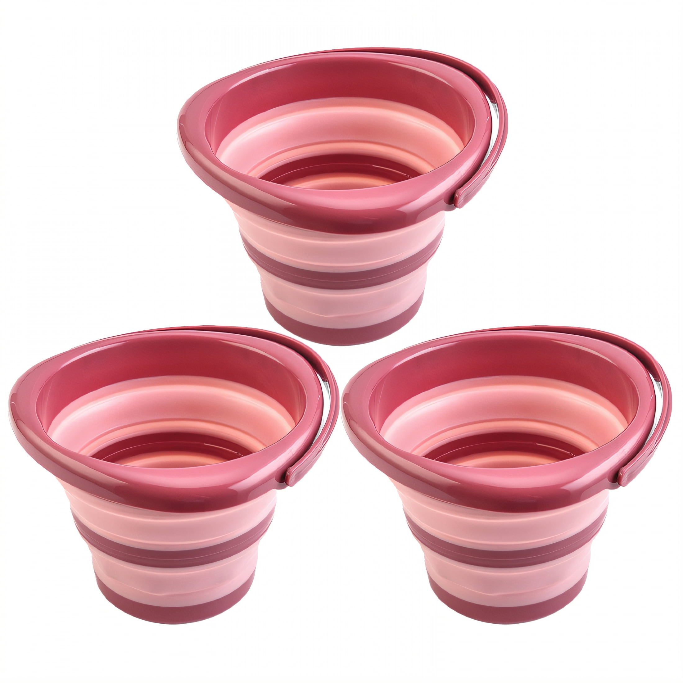 ACDANC 3Pcs Collapsible Bucket,Optimized Pouring Spout Mop Bucket ...