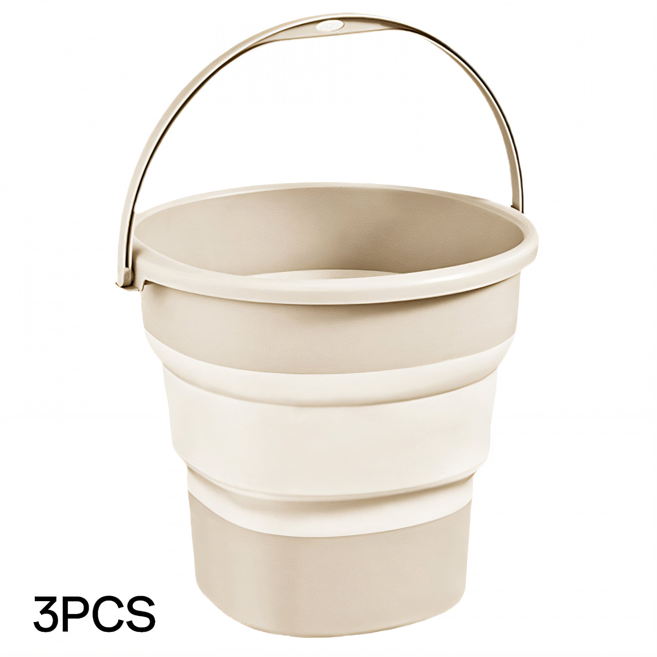 ACDANC 3Pcs Collapsible Bucket,Prompt to Move Car Wash Bucket,Press ...