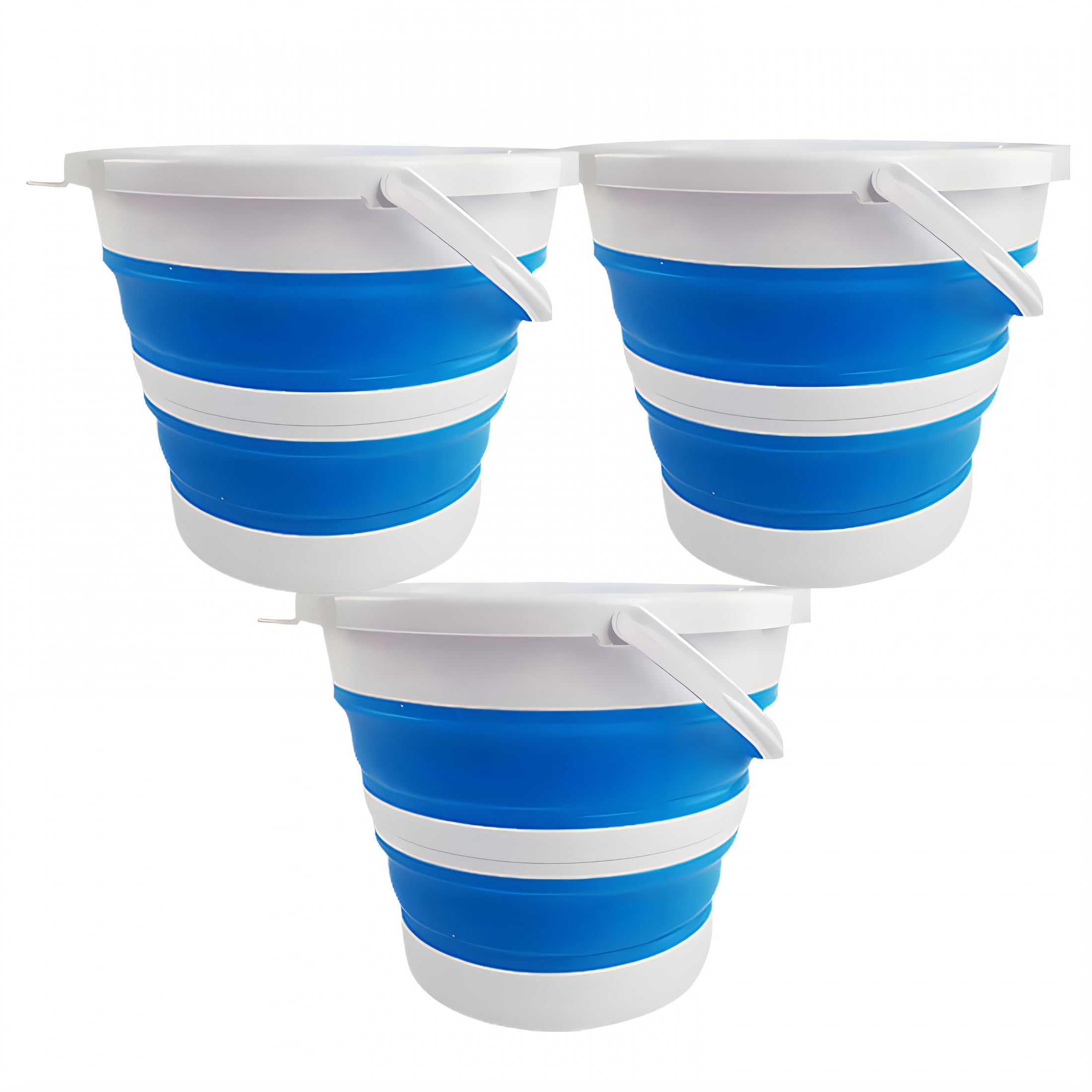 ACDANC 3Pcs Collapsible Bucket,Quick Storage Mop Bucket,Adjustable ...