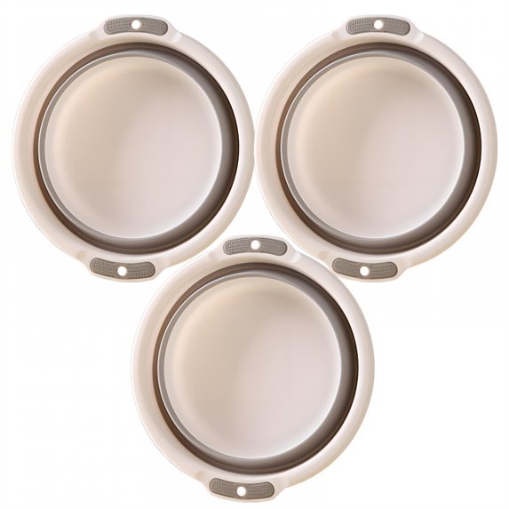 ACDANC 3Pcs Collapsible Dish Basin,Convenient Storage Wash Basin,Stable ...