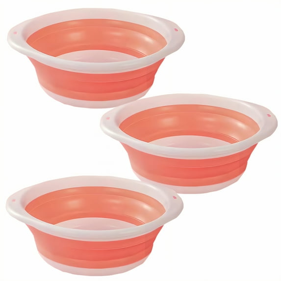 ACDANC 3Pcs Collapsible Dish Basin,Multi-Functional Wash Basin,Heavy ...