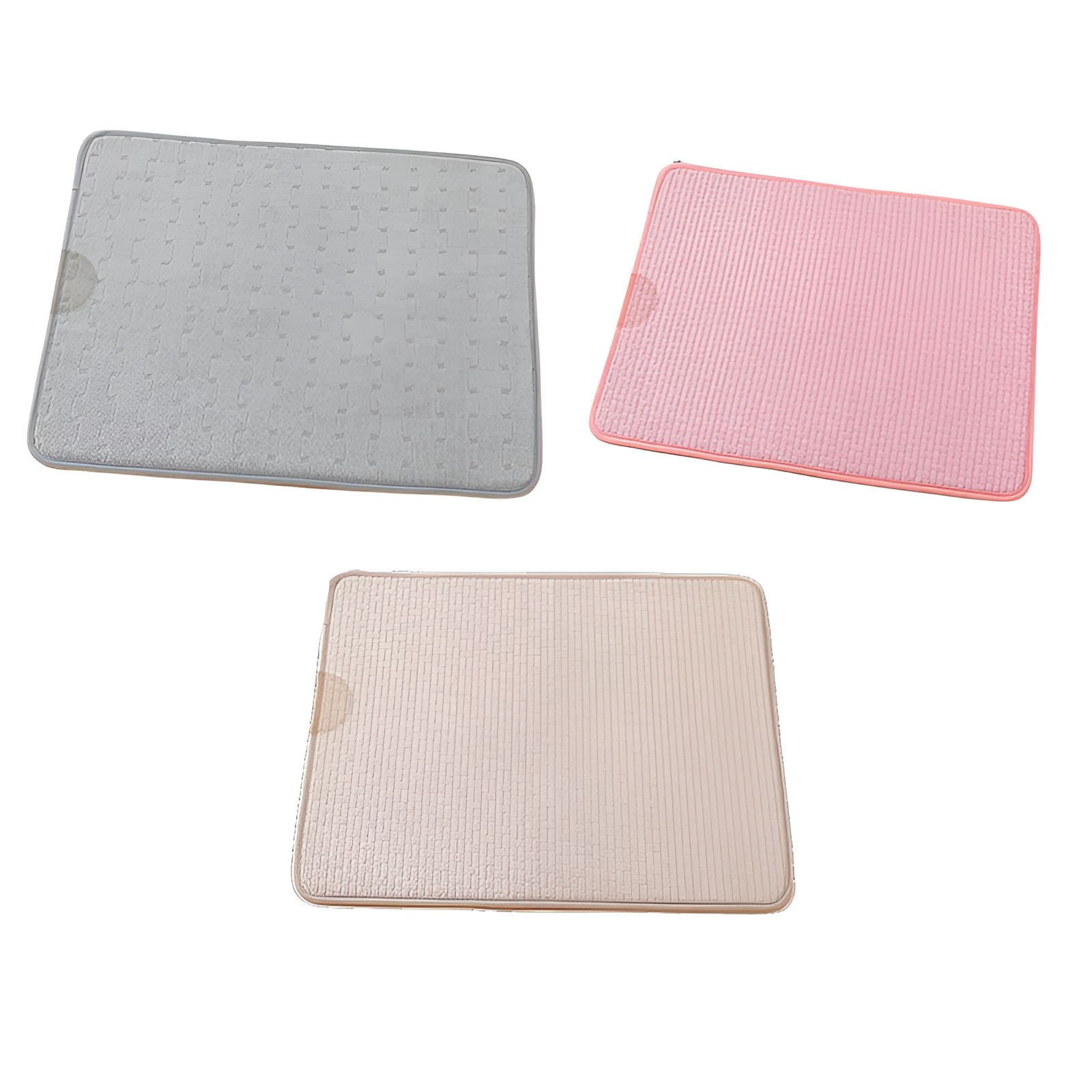 ACDANC 3Pcs Dish Drying Mat,Direct Water Drainage Drying Matt Kitchen ...