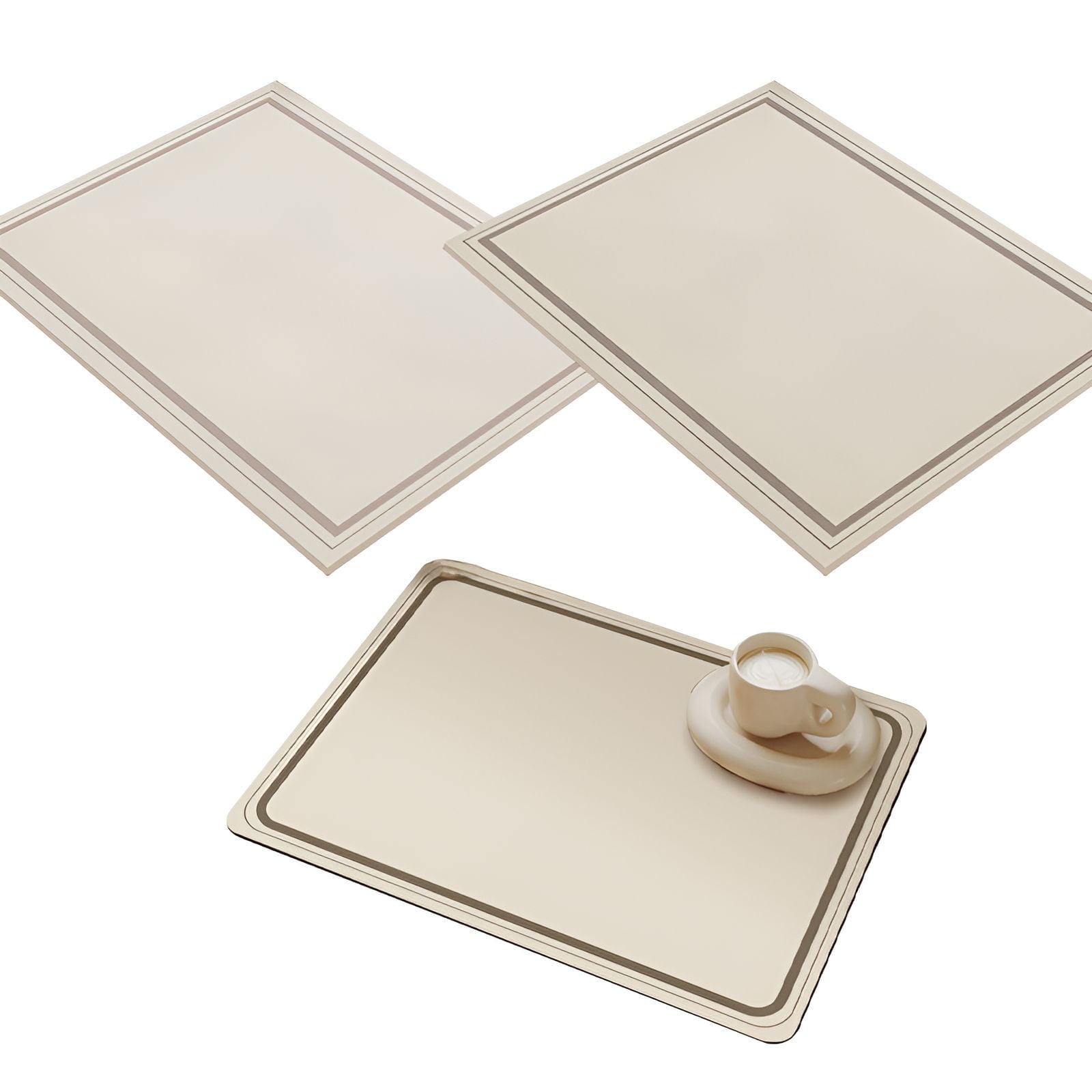 ACDANC 3Pcs Dish Drying Mat,Heat-Resistant Placemat Drying Matt Kitchen ...