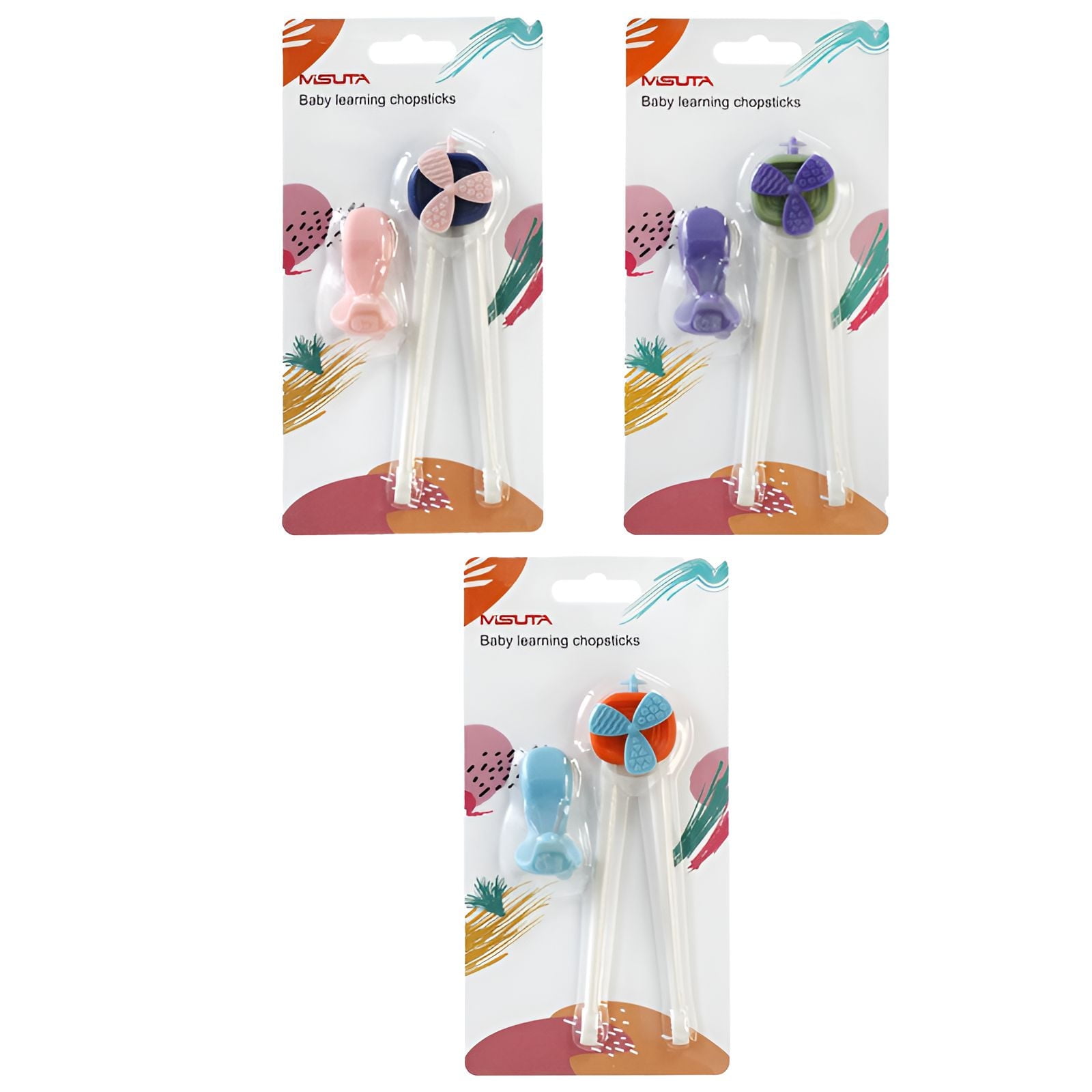 ACDANC 3Pcs Kids Chopsticks,Promotes Coordination Skills Kids ...