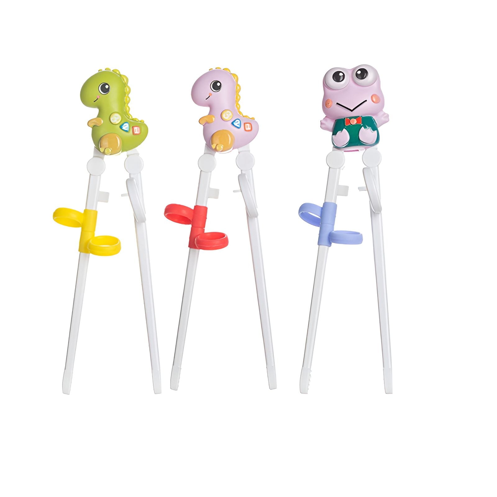 ACDANC 3Pairs Chopsticks for Kids,Secure Grip Tip Kids Chopsticks,Abs ...