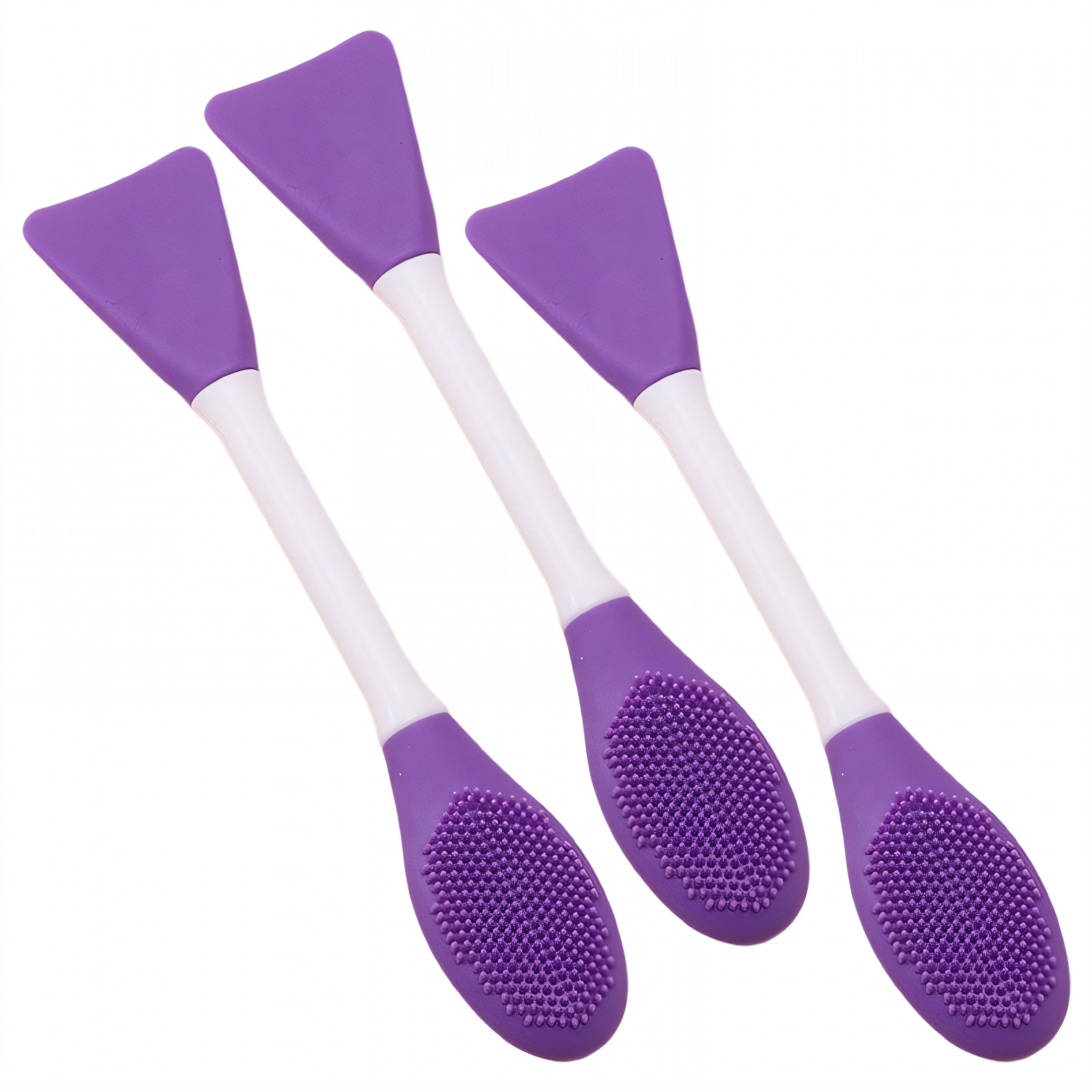 ACDANC 3Pcs Silicone Face Scrubber,Two Heads Pore Scrubber,Face ...
