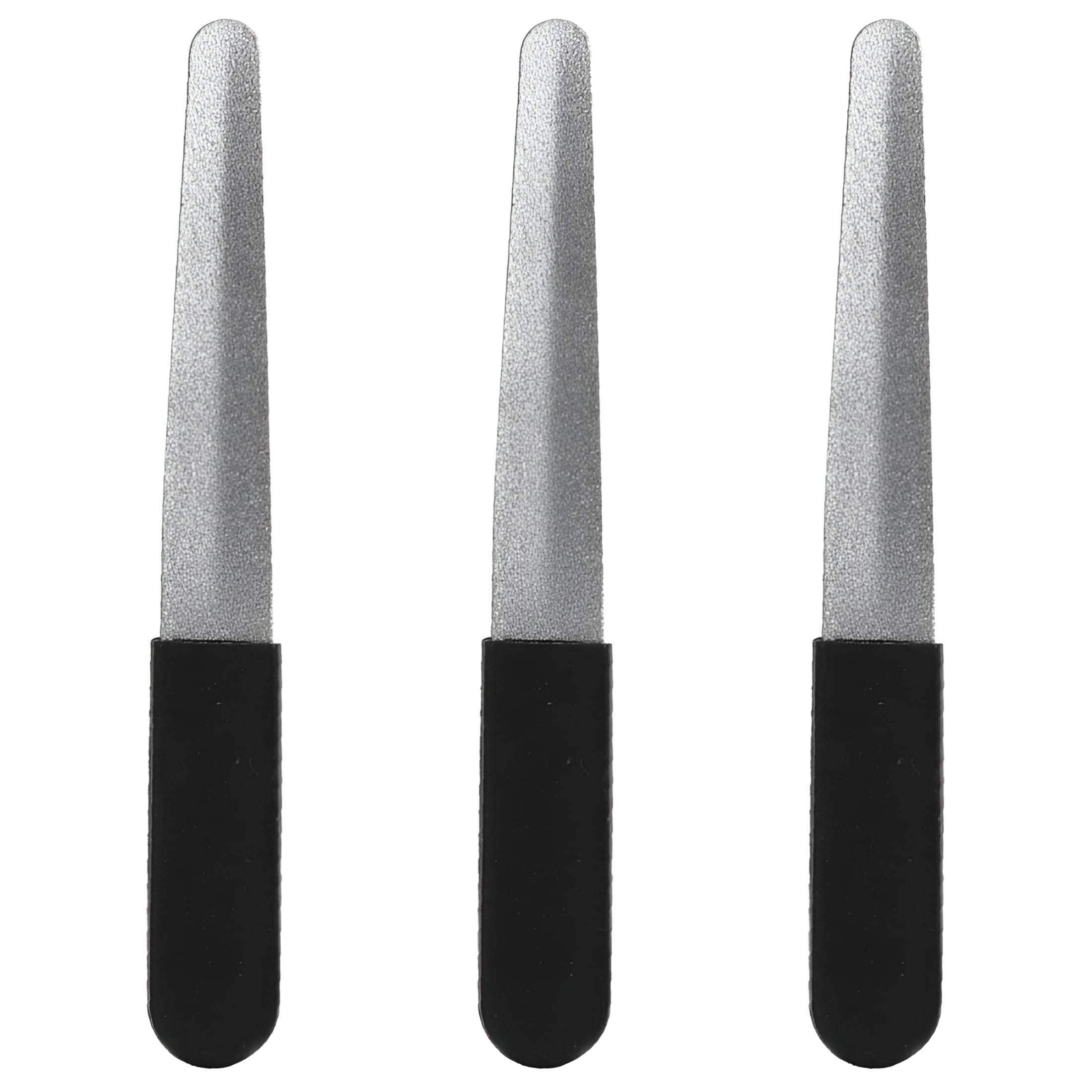ACDANC 3pcs Stainless Steel Nail Files Manicure Tool Metal Nail Files ...