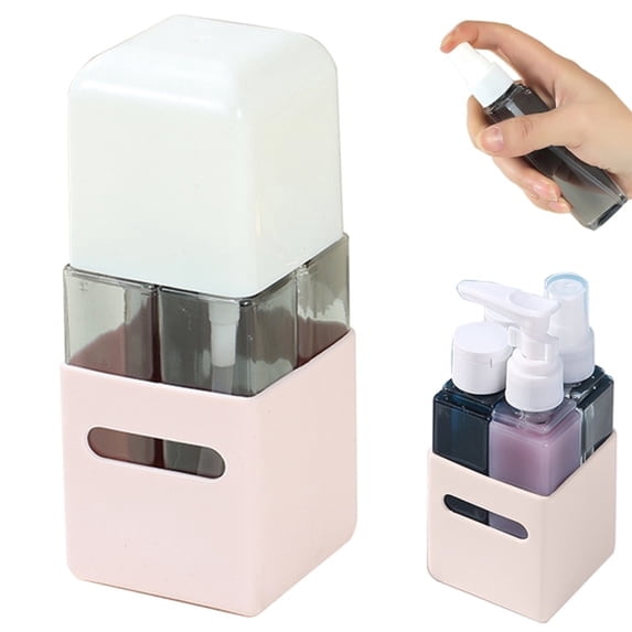 ACDANC 4 in 1 Travel Dispenser,4 Pack Travel Bottles for Toiletries ...
