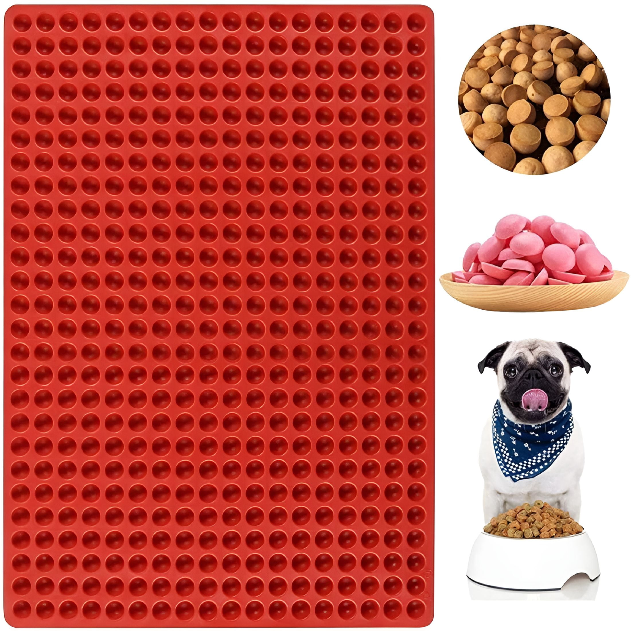 ACDANC 468-Cavity Mini Round Silicone Mold/Chocolate Drops Mold/Dog ...