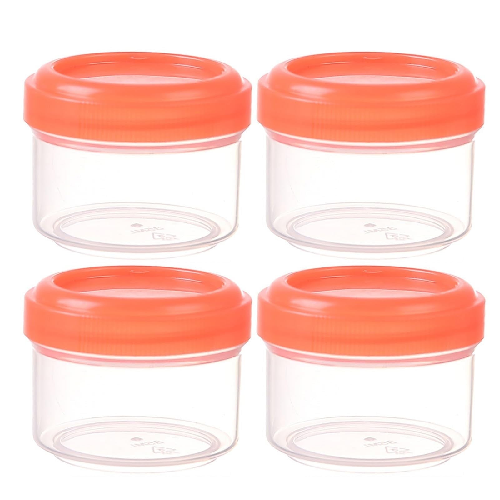 ACDANC 4PCS Mini Clear Jars with Leakproof Lids,35ml,for Home and ...