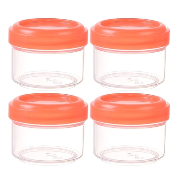 ACDANC 4PCS Mini Clear Jars with Leakproof Lids,35ml,for Home and ...