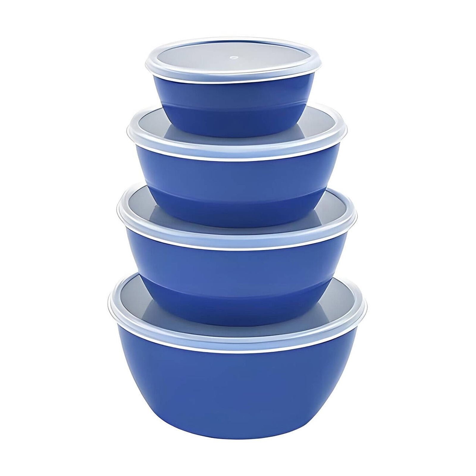 ACDANC 4Pcs Batter Bowl one Bowl and one Lid Plastic Mixing Bowls ...