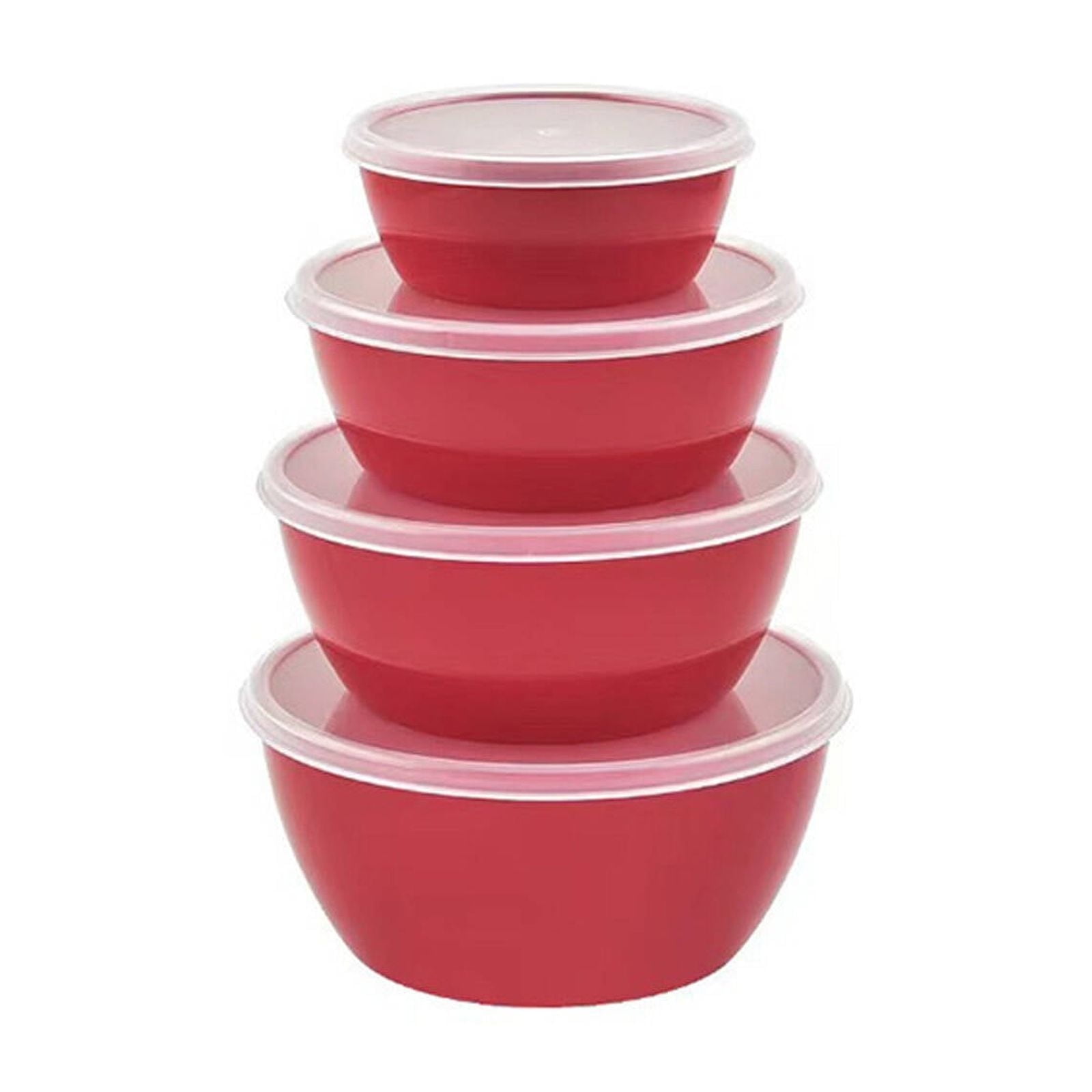ACDANC 4Pcs Batter Bowl one Bowl and one Lid Plastic Mixing Bowls ...