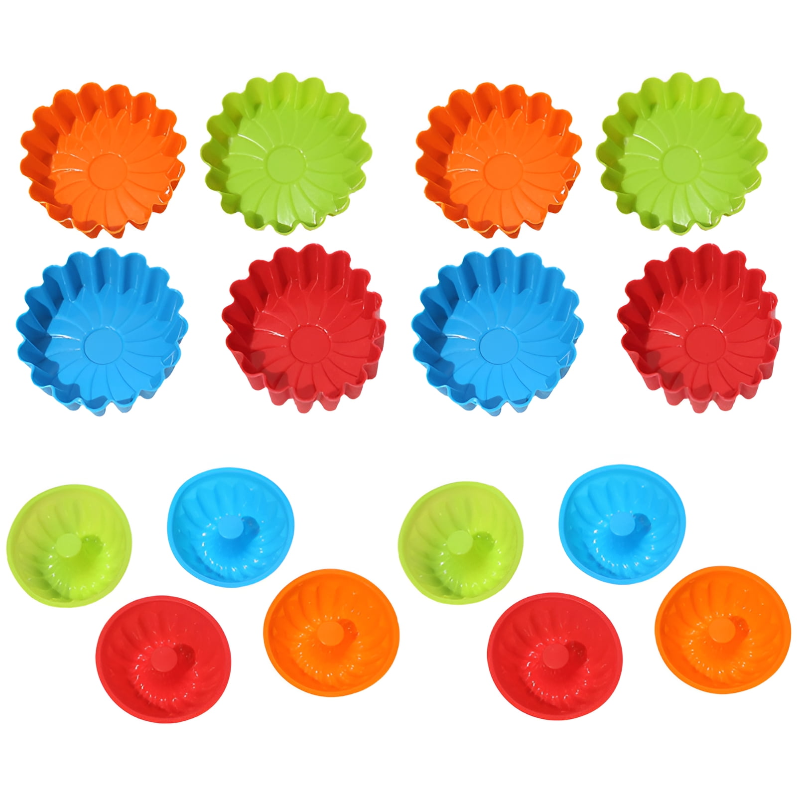 ACDANC 4Pcs Cake Pop Molds,One-Piece Molding Silicone Baking Mold ...