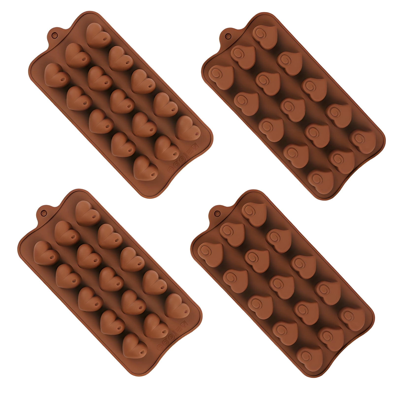 ACDANC 4Pcs Candy Molds Silicone,Free Creative Expression Gummy Molds ...