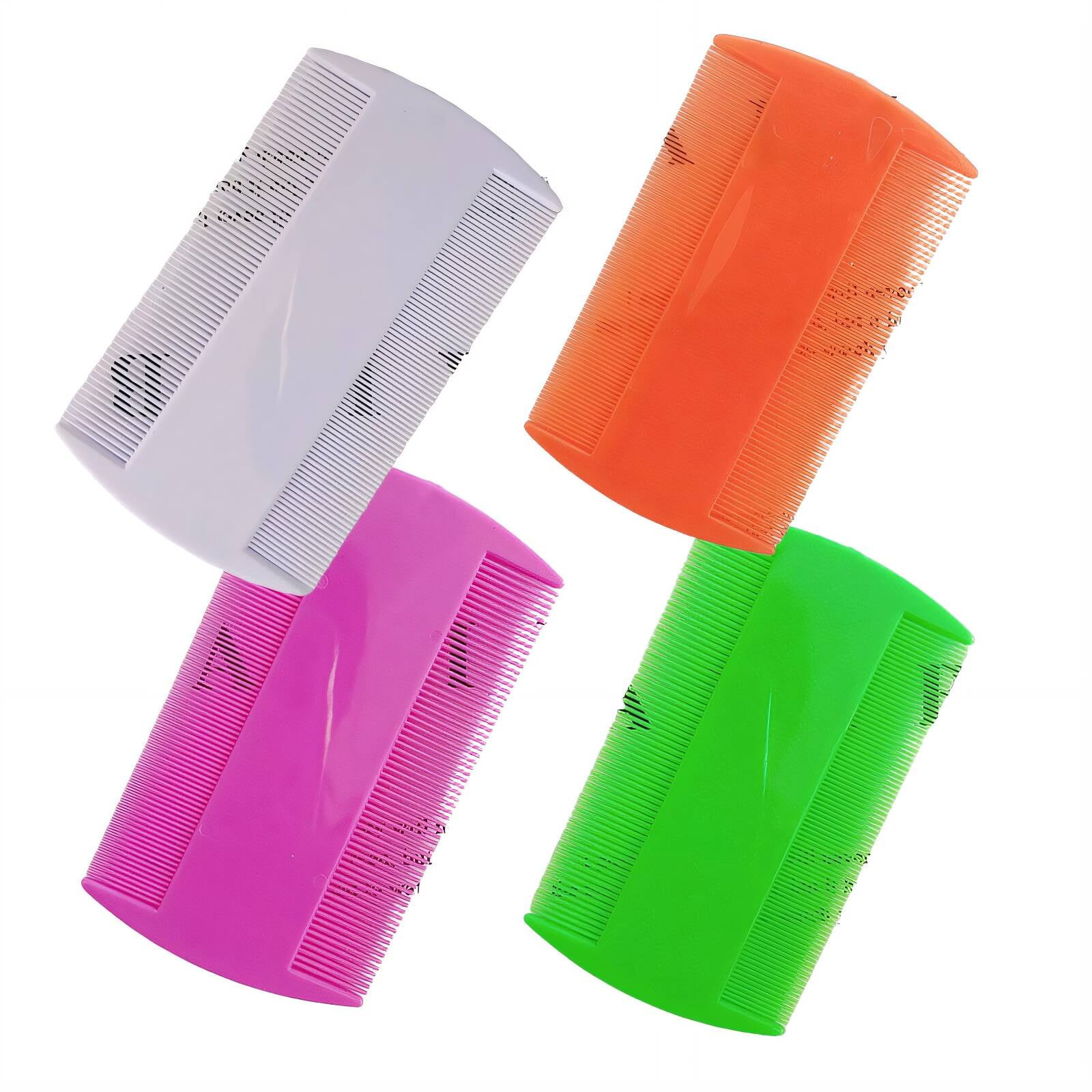 ACDANC 4Pcs Flea Comb,Sparse Teeth And Clear Hair Dog Hair Brush,High ...