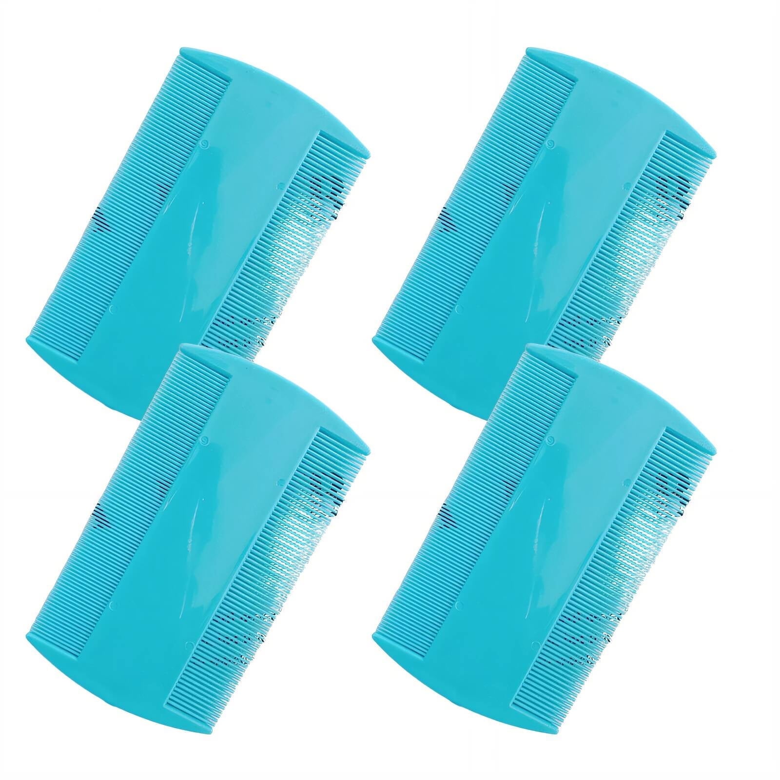 ACDANC 4Pcs Flea Comb,Sparse Teeth And Clear Hair Dog Hair Brush,High ...