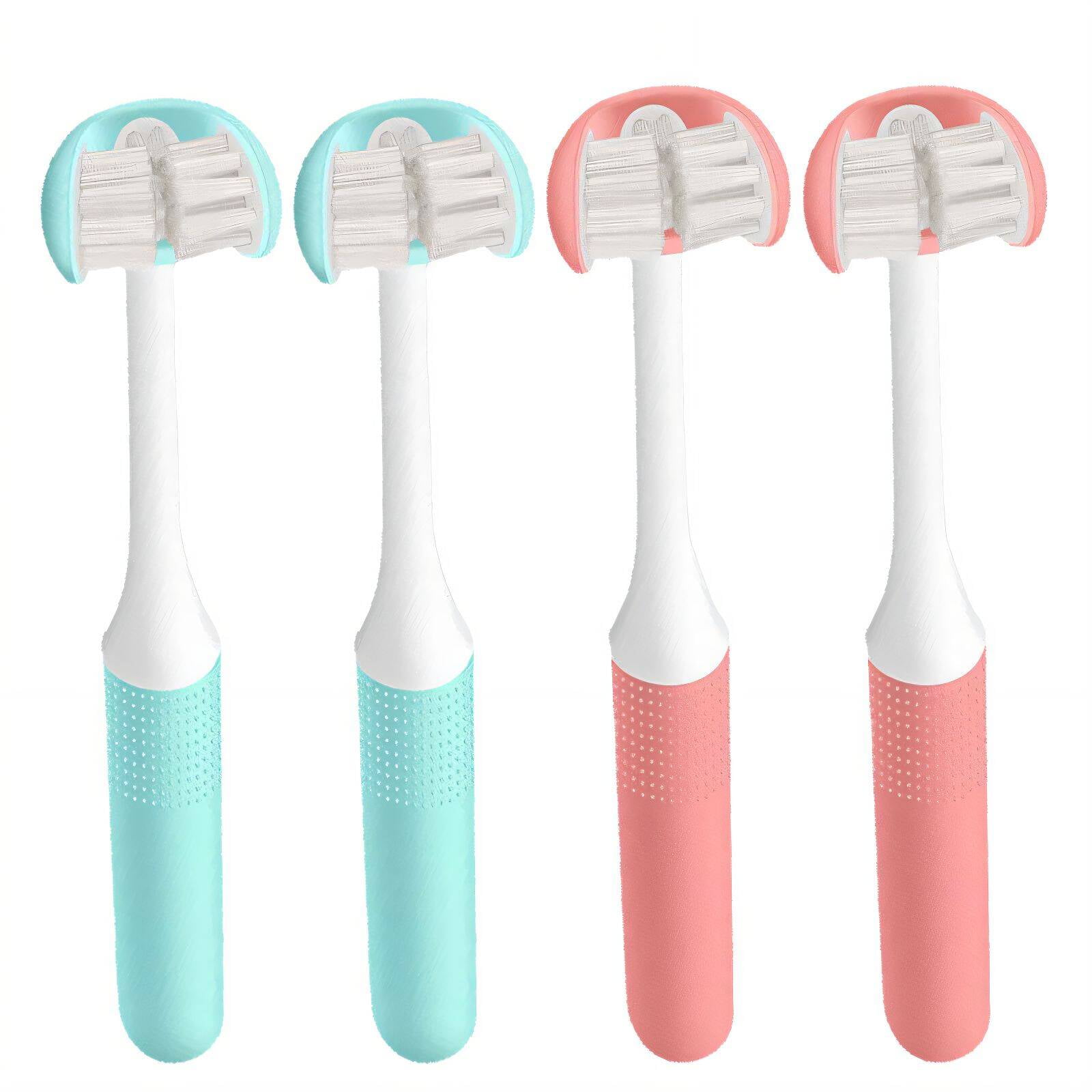 ACDANC 4Pcs Kid Toothbrush,U-Shaped Brush Head Kid Toothbrush,360 ...