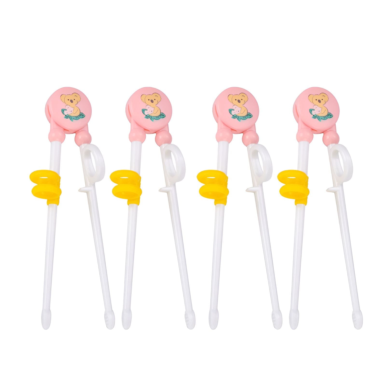 ACDANC 4Pairs Chopsticks for Kids,Adjustable Band Kids Chopsticks,Abs ...