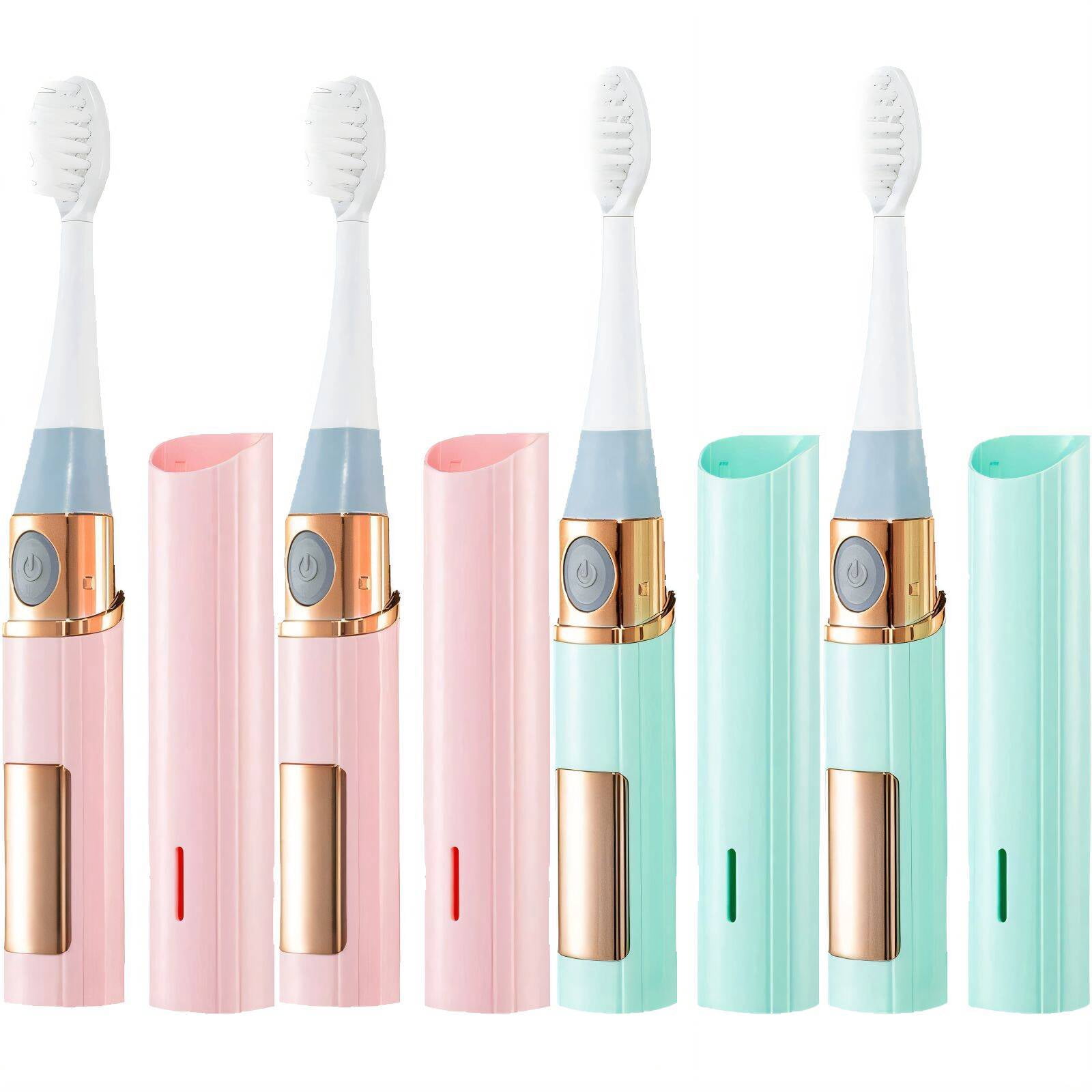 ACDANC 4Pcs Kids Electric Toothbrush,Rechargeable Waterproof Smart ...